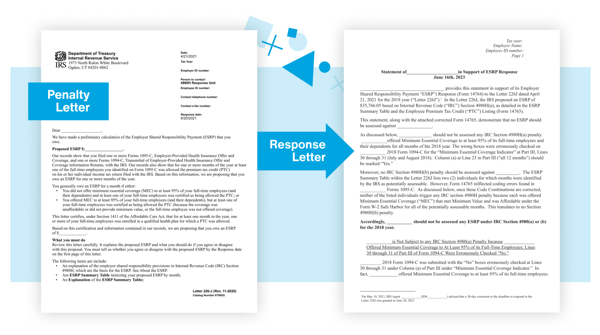 IRS Penalty Letter Response - Trusaic