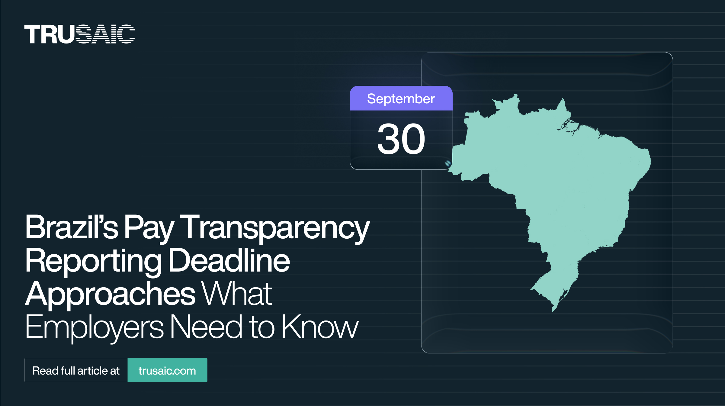Brazil Pay Transparency Reports Due September 30, 2025
