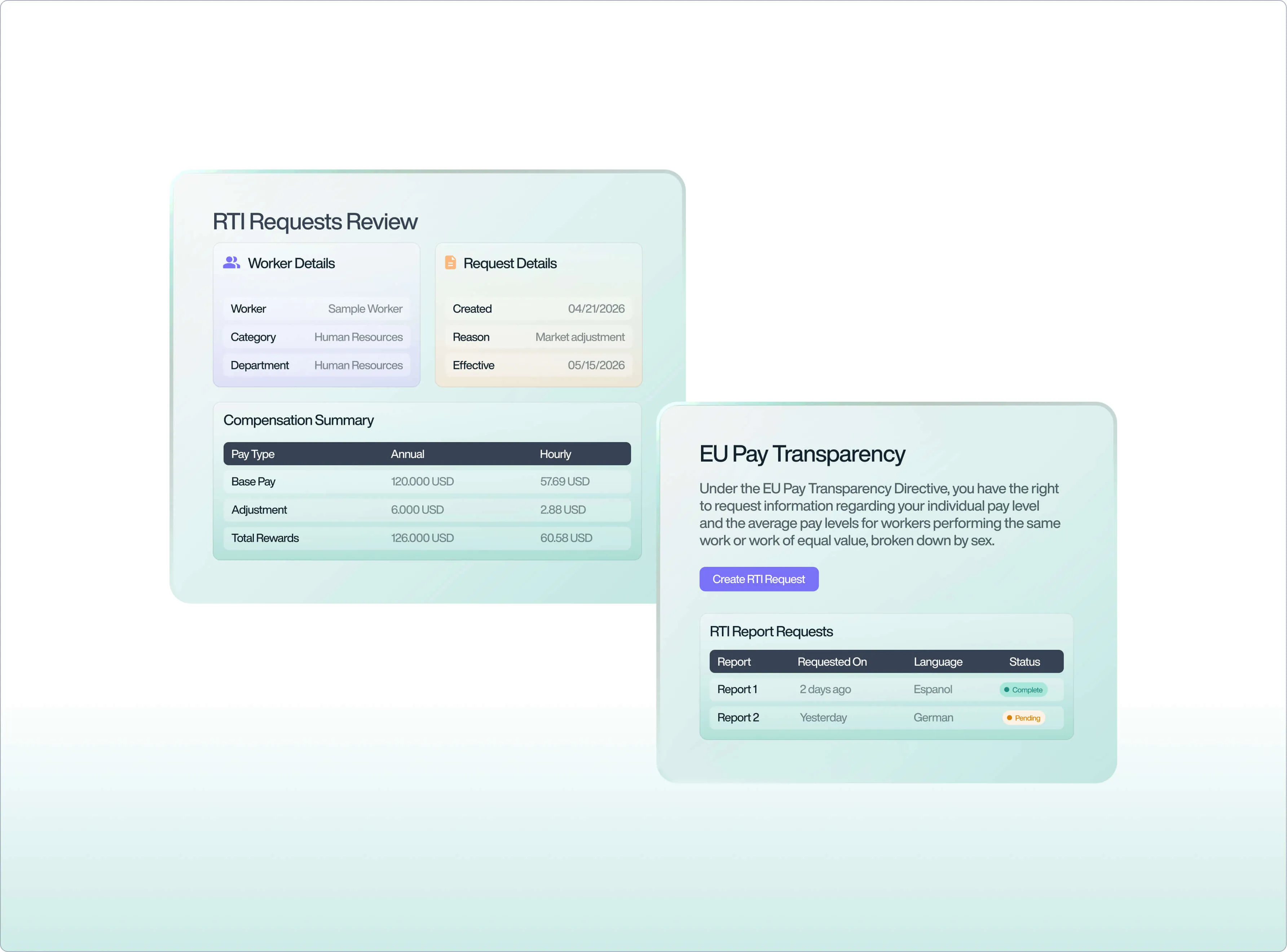EU Pay Transparency Right to Information Solution | Trusaic