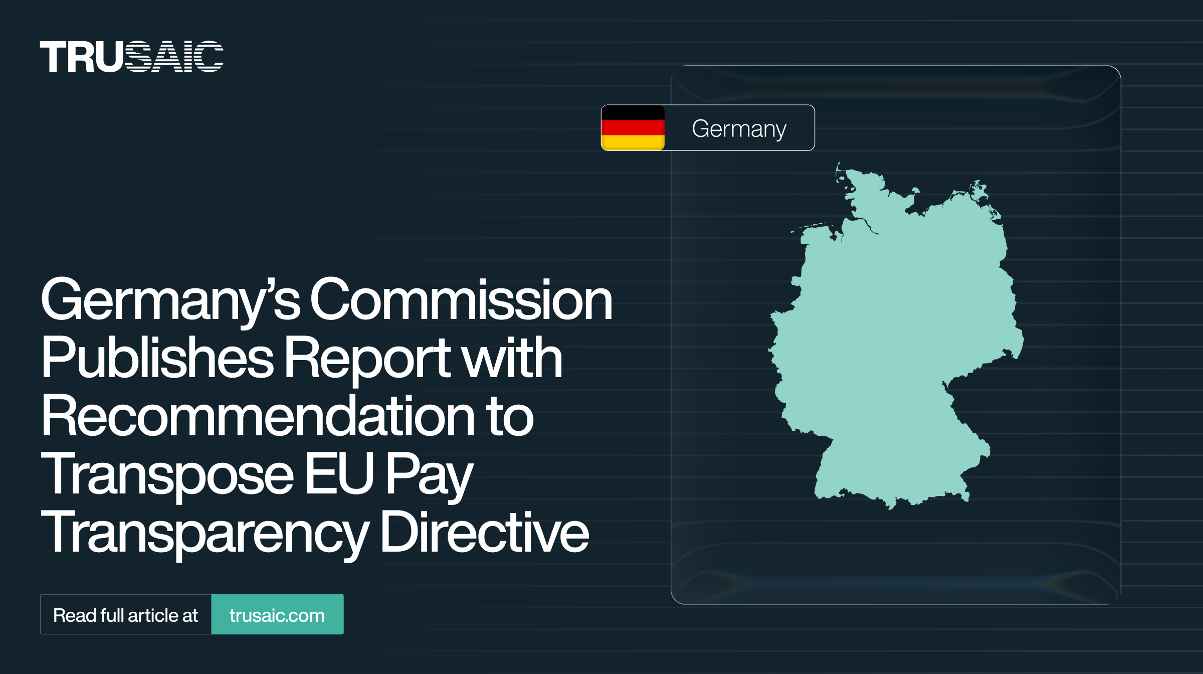 Germany Moving Toward Draft of EU Pay Transparency Directive